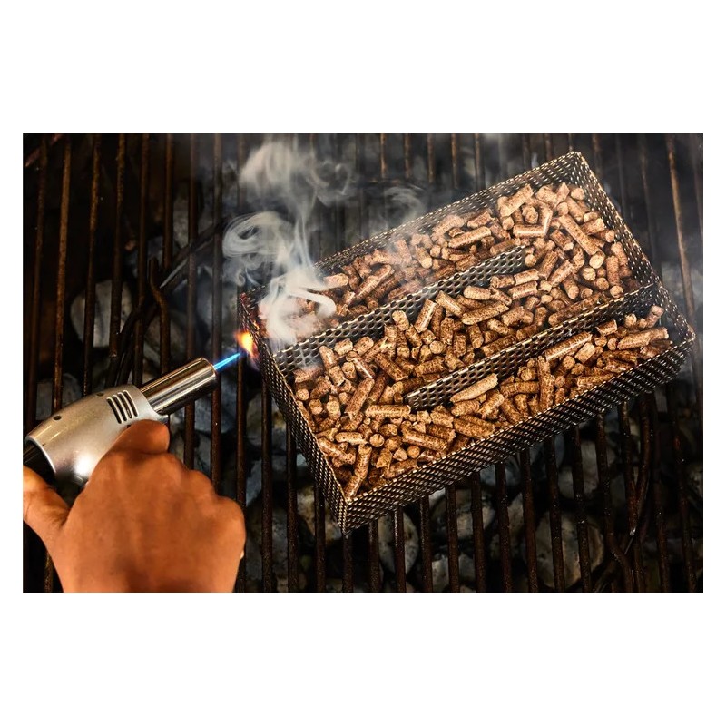 Granulių mišinys šaltam rūkymui 1kg | GrillMan.lt